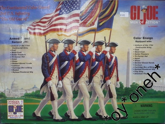 HASBRO 義勇群英 GI JOE 35 YEARS MEN OF ACTION THE CONTINENTAL COLOR GUARD ...