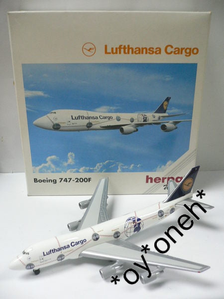 HERPA WINGS 1/500 LUFTHANSA CARGO BOEING 747-200F D-ABZF (516020)– TOYZONE