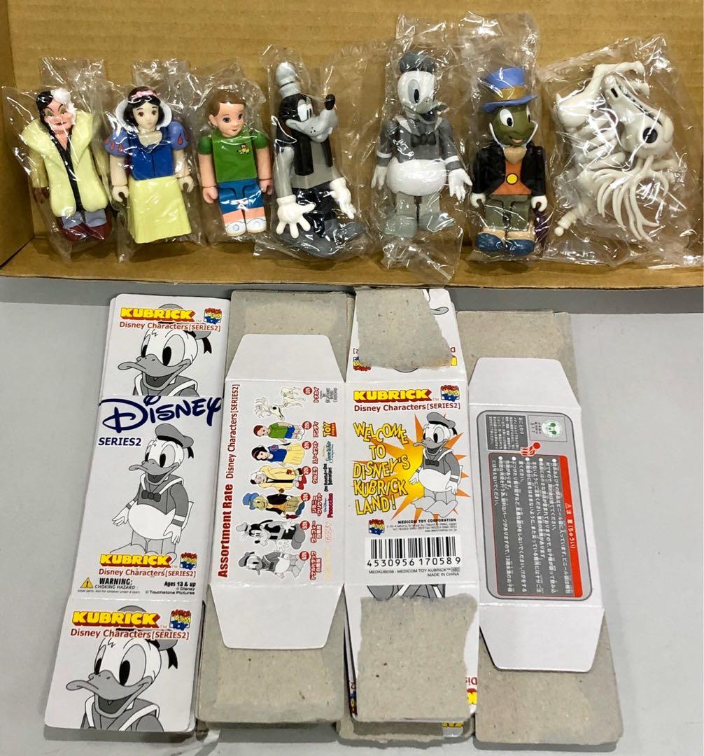 MEDICOM 100% KUBRICK DISNEY CHARACTERS SERIES 2 SET OF 7 KUB058 (SPK-1 ...