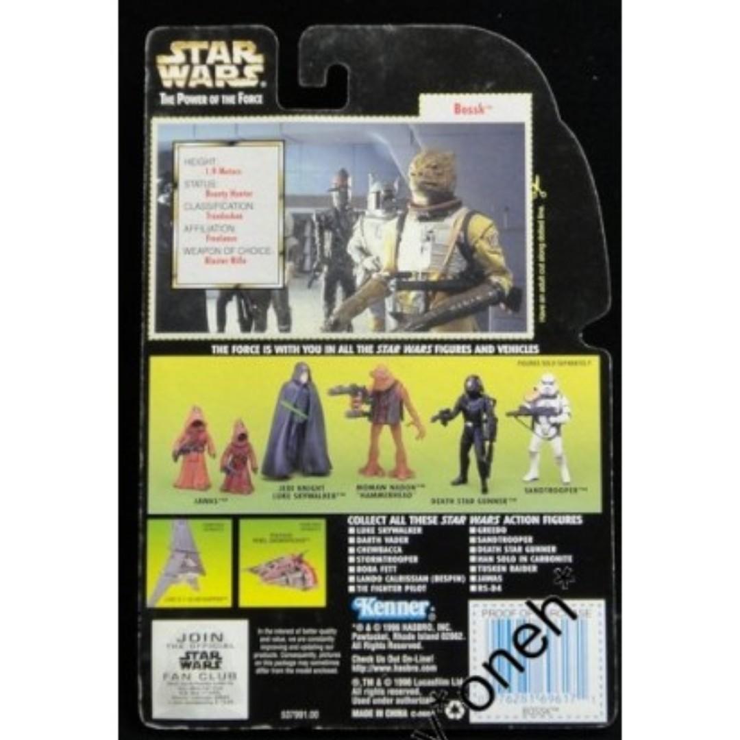 KENNER 星球大戰 STAR WARS POWER OF THE FORCE BOSSK BLASTER RIFLE PISTOL (W ...