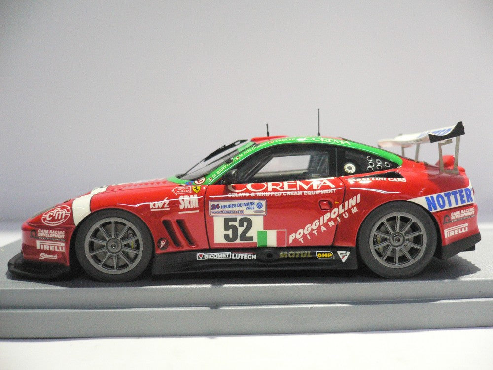 BBR 1/43 FERRARI 550 MARANELLO LM GT1 24h Le Mans 2005 "BMS SCUDERIA ...