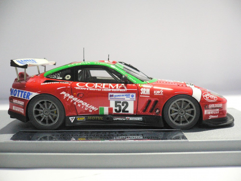 BBR 1/43 FERRARI 550 MARANELLO LM GT1 24h Le Mans 2005 "BMS SCUDERIA ...