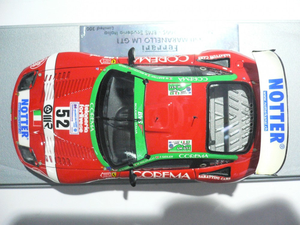 BBR 1/43 FERRARI 550 MARANELLO LM GT1 24h Le Mans 2005 "BMS SCUDERIA ...