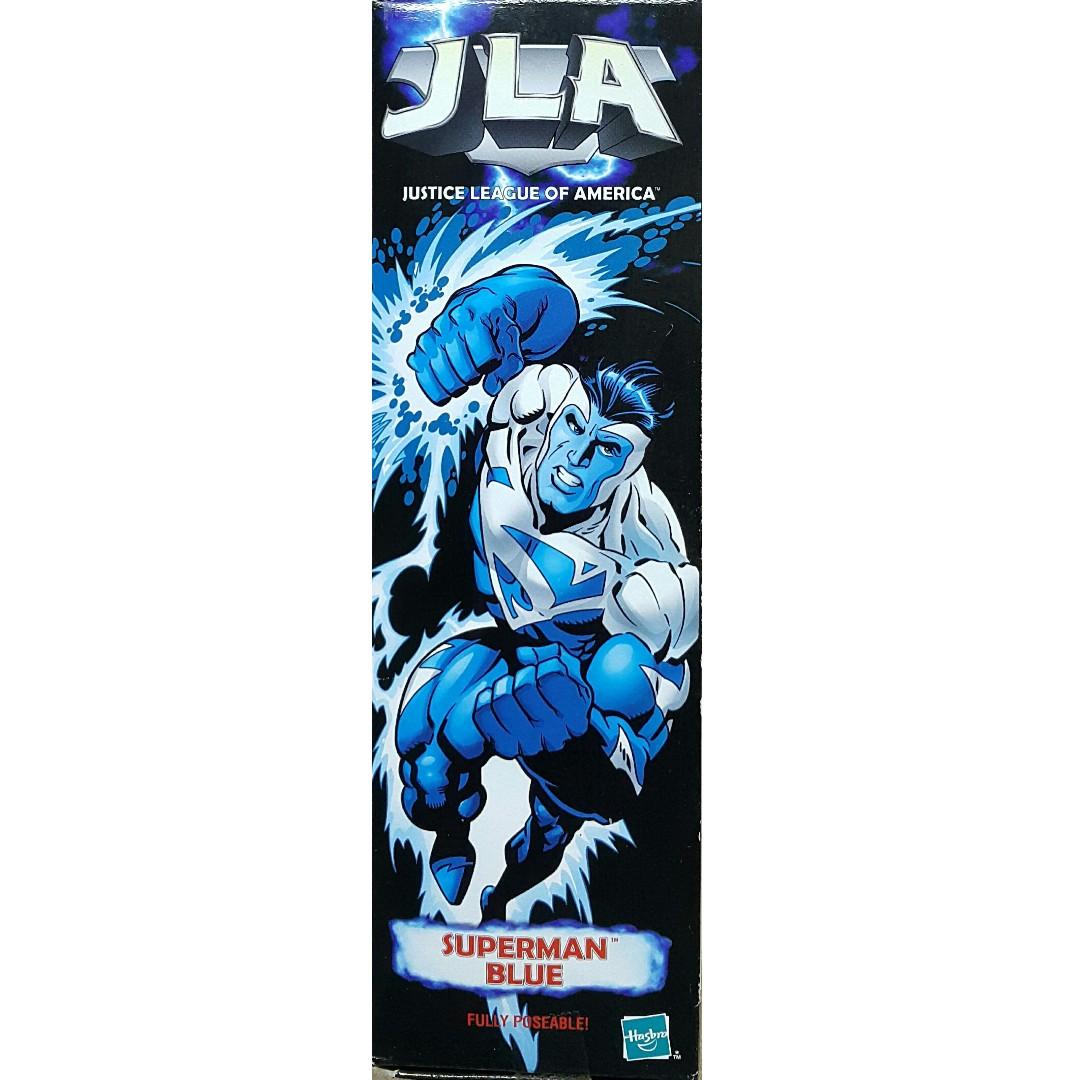 HASBRO JLA JUSTICE LEAGUE OF AMERICA SUPERMAN BLUE FULLY POSEABLE (BUY ...