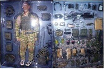 1:6 CRAZY DUMMY 78002 US ARMY 75TH RANGER GUNNER IN AFGHANISTAN FIGURE ...