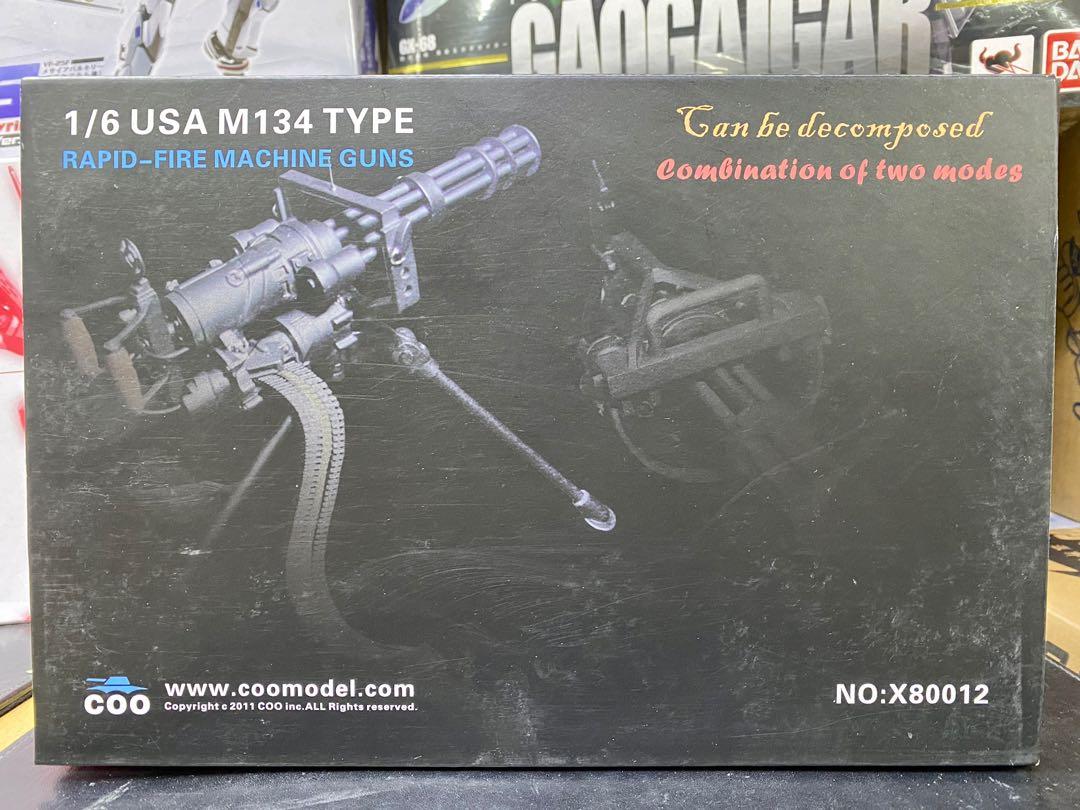 COOMODEL X80012 USA M134 TYPE RAPID-FIRE MACHINE GUNS 1/6 迷你砲機槍 (PIU-3 ...